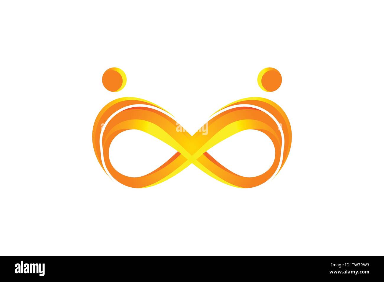 infinity and people logo Designs Inspiration Isolated on White ...