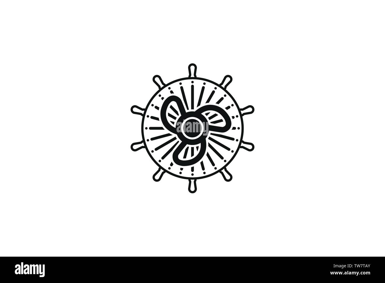 propeller logo Designs Inspiration Isolated on White Background Stock ...