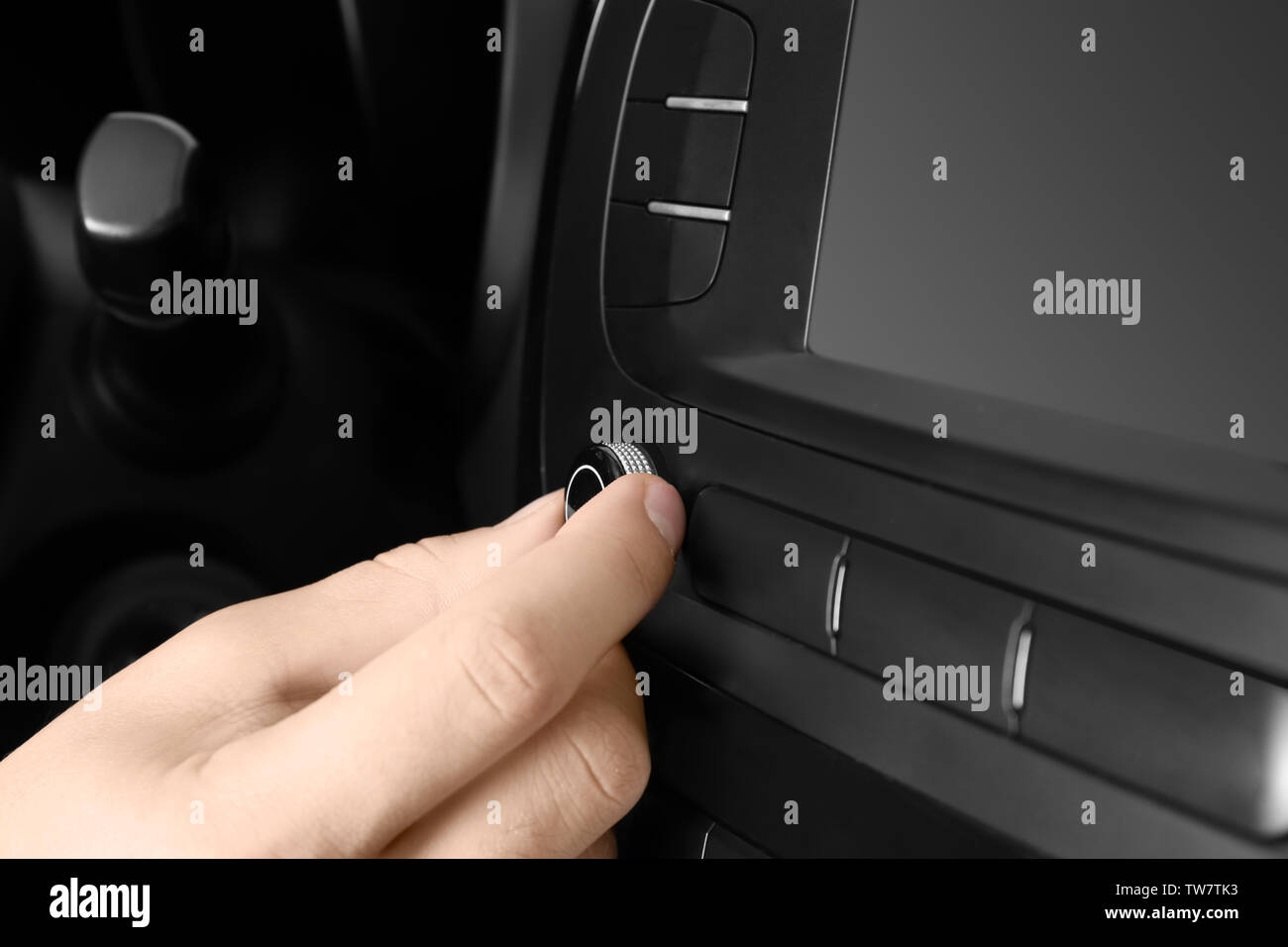 Man tuning radio hi-res stock photography and images - Alamy