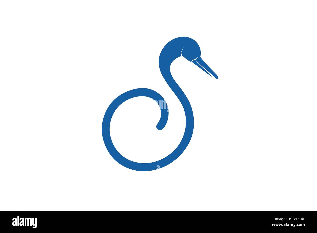 letter S, swan logo Designs Inspiration Isolated on White Background ...