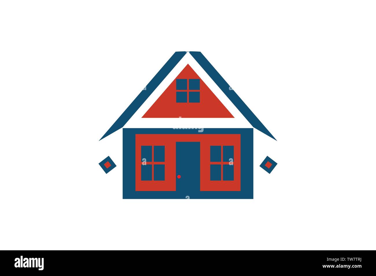 house logo Designs Inspiration Isolated on White Background Stock ...