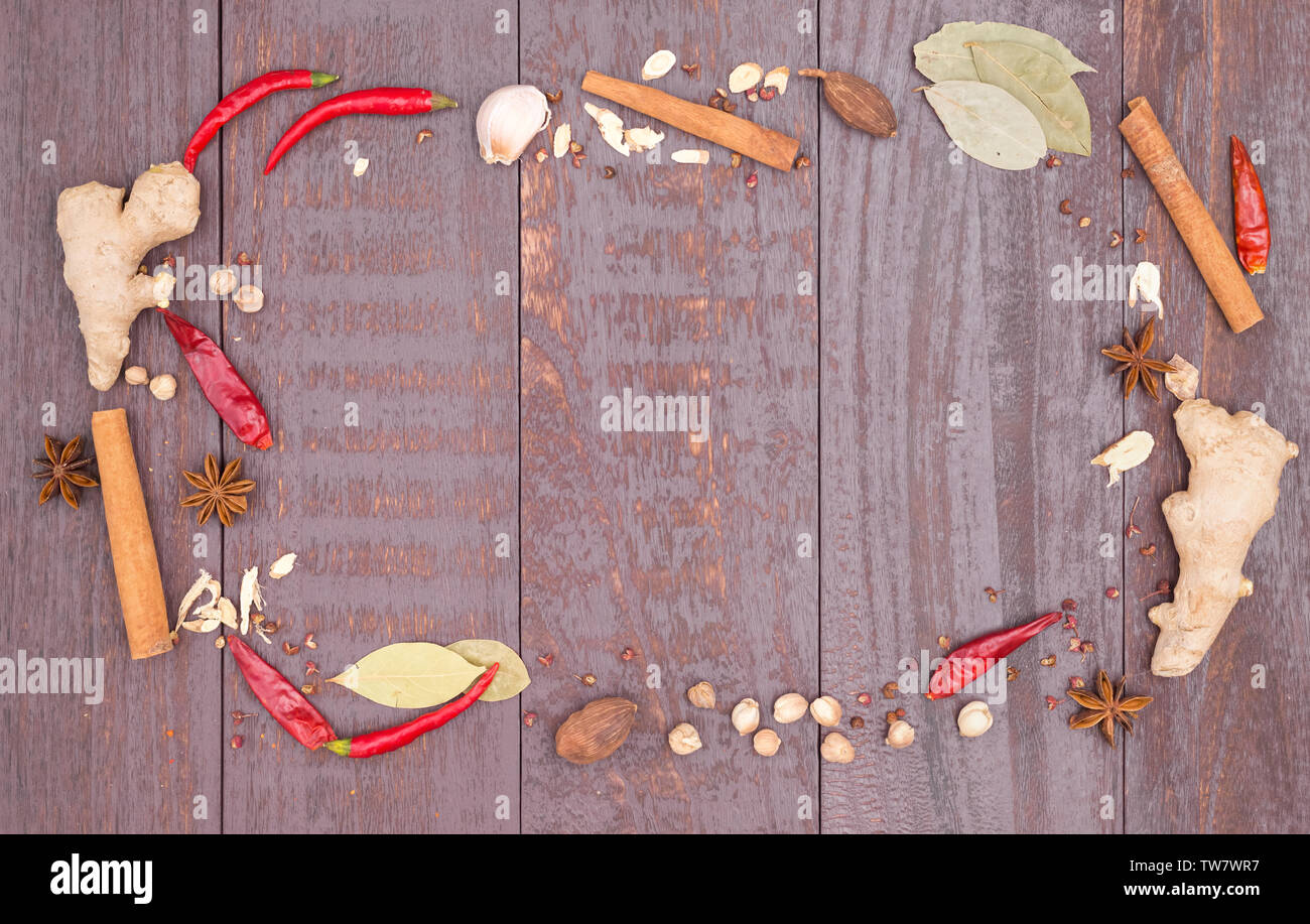 All kinds of seasonings and vegetables, used for cooking and seasoning ...