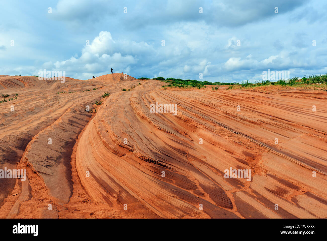 jingbian wave valley Stock Photo - Alamy