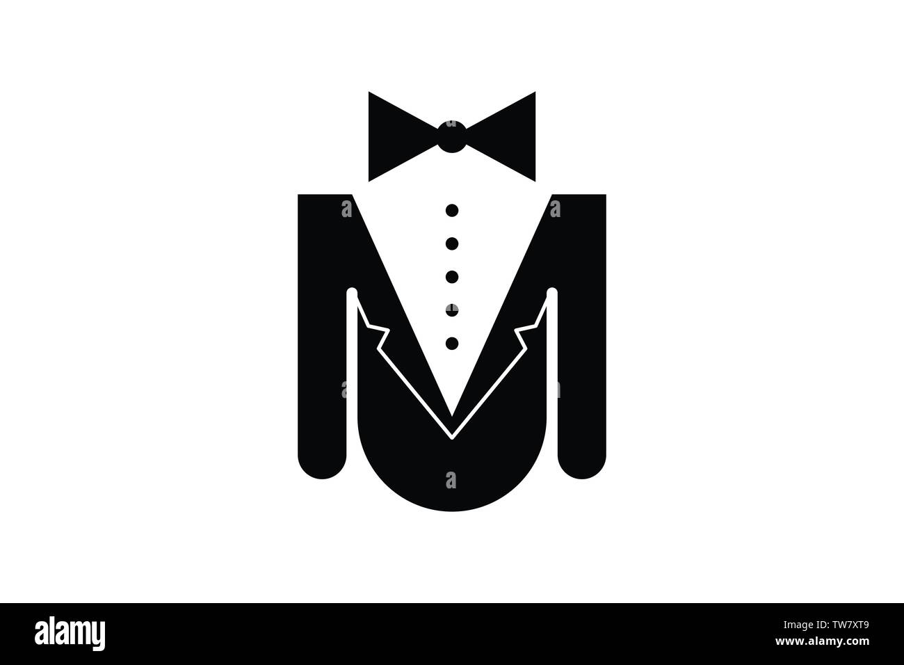 man suit and tie logo Designs Inspiration Isolated on White Background ...