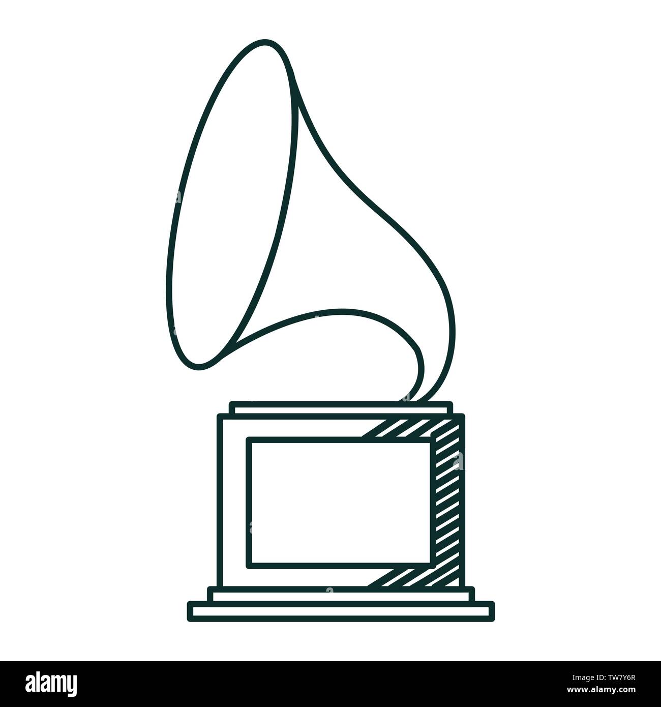 silophone retro music player icon Stock Vector Image & Art - Alamy