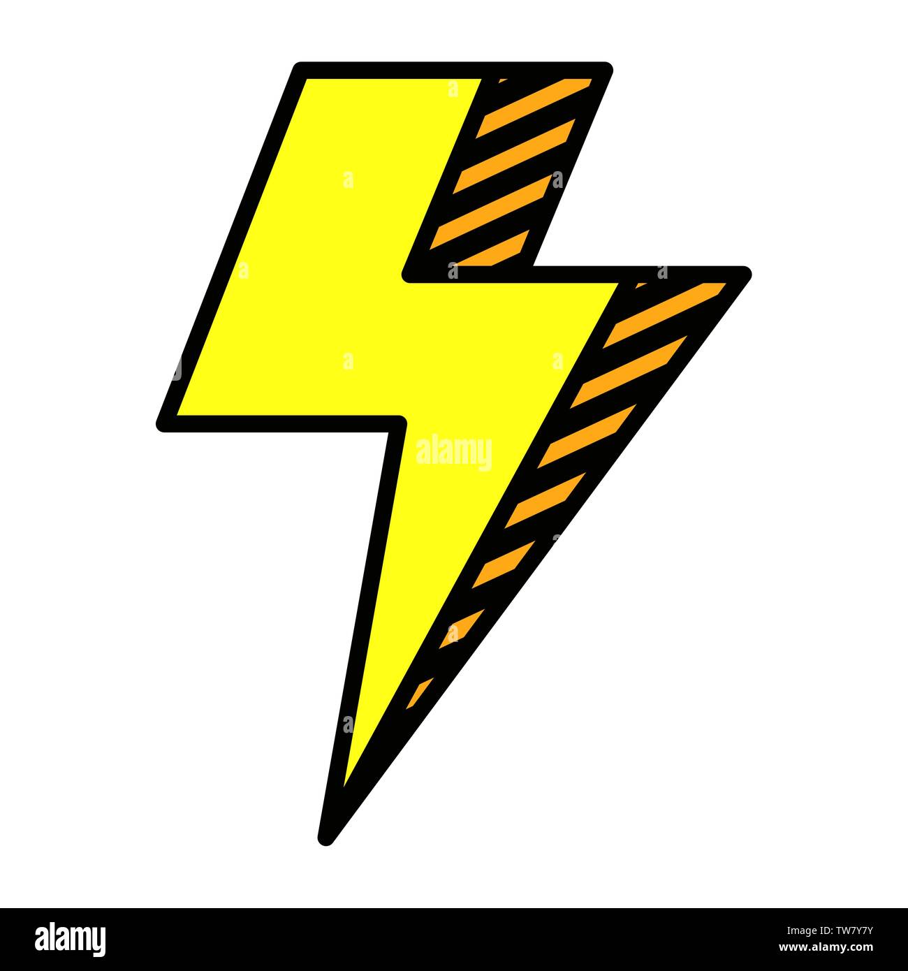 power thunder electric ray icon Stock Vector Image & Art - Alamy