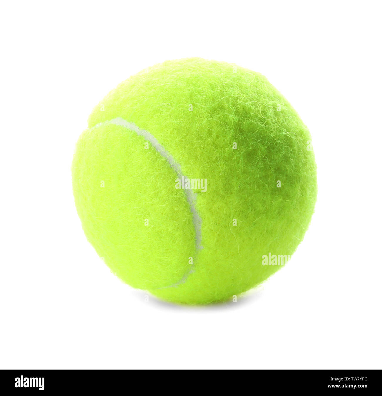 Tennis ball, isolated on white Stock Photo - Alamy