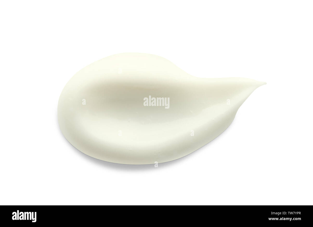 Sample of body cream on white background Stock Photo - Alamy