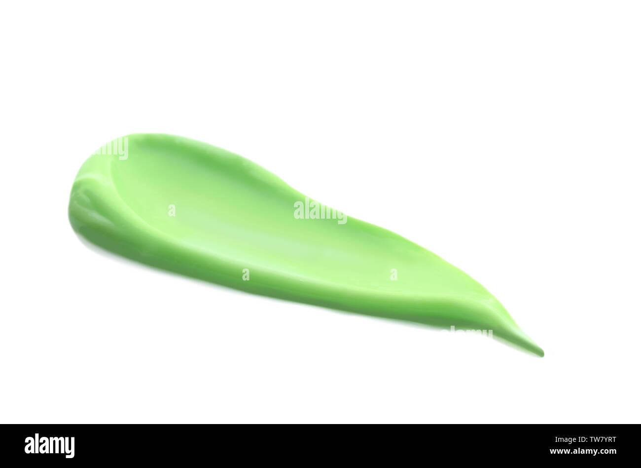Sample of color body cream on white background Stock Photo - Alamy