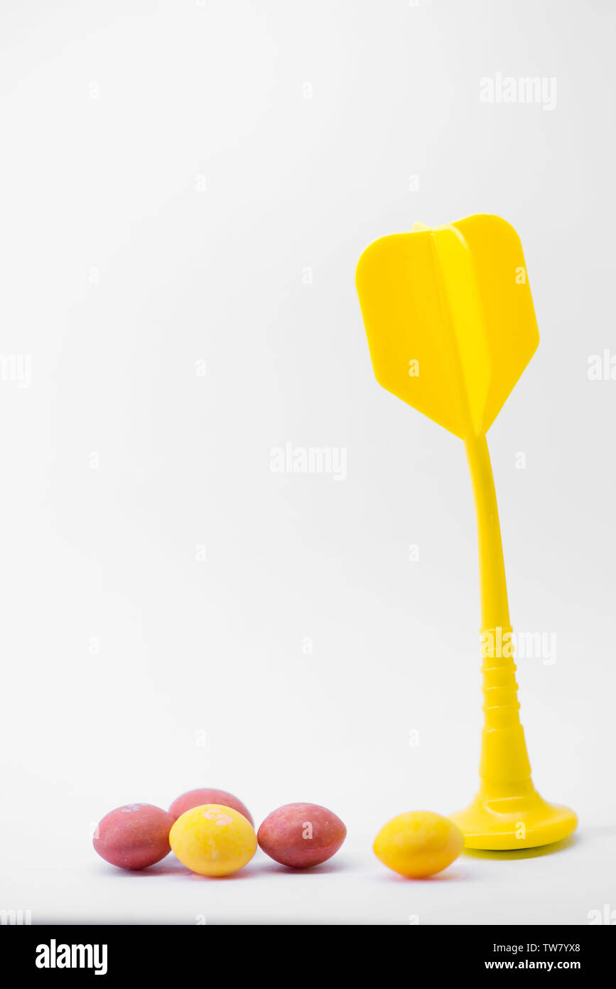 The purpose of darts and sugar Stock Photo - Alamy