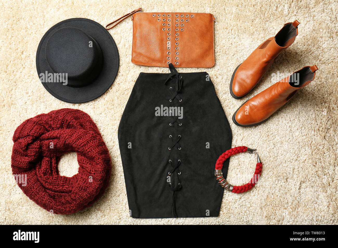 Set stylish clothes woman hi-res stock photography and images - Alamy