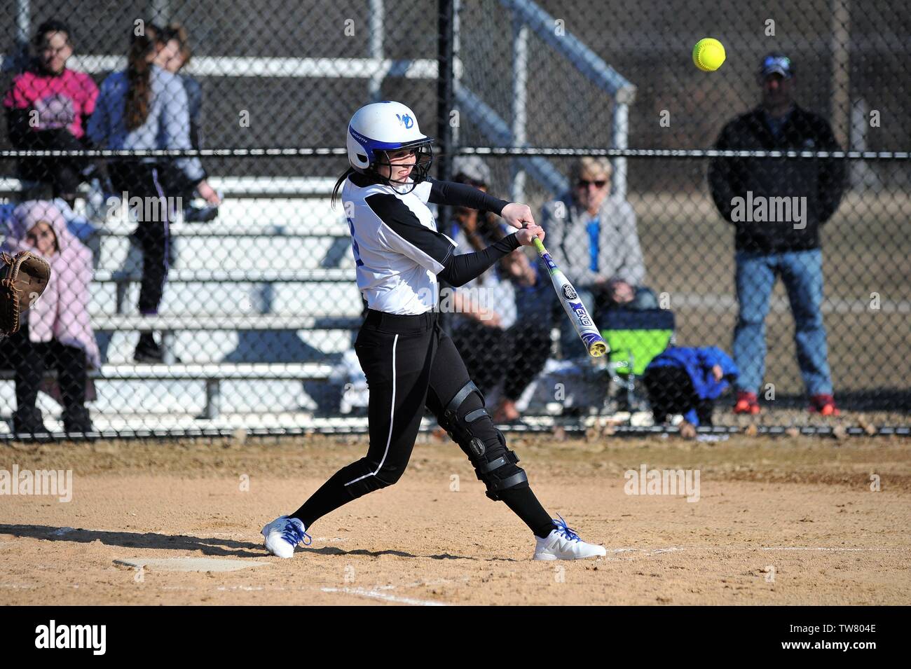 Girl Softball Batter High Resolution Stock Photography and Images - Alamy