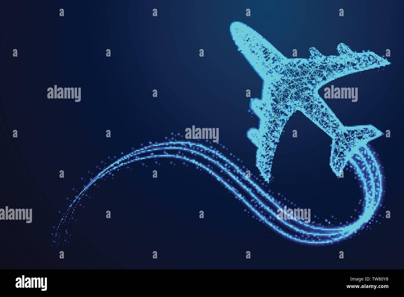 Aircraft 3d design Stock Vector Images - Alamy