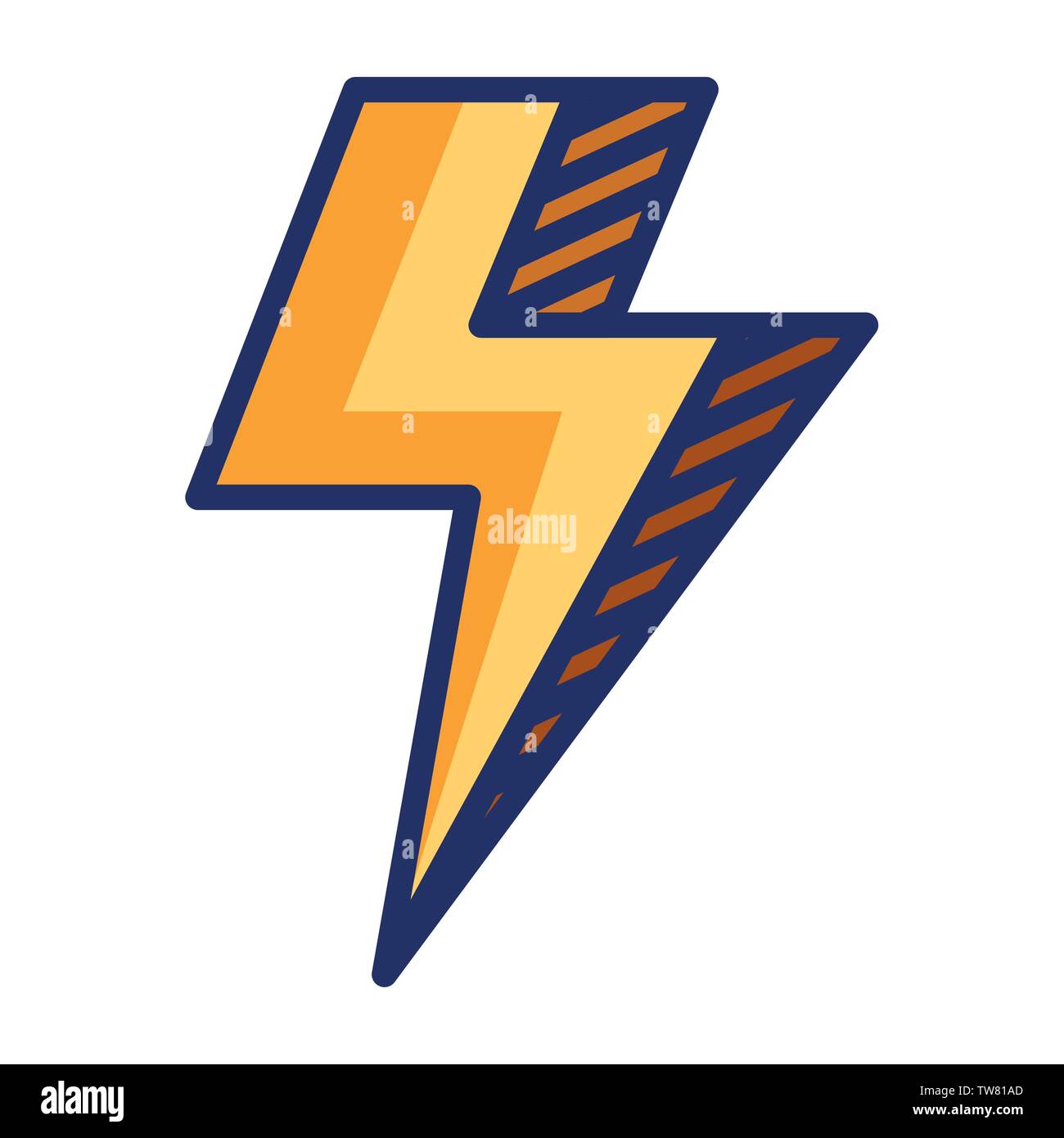 power thunder electric ray icon Stock Vector Image & Art - Alamy