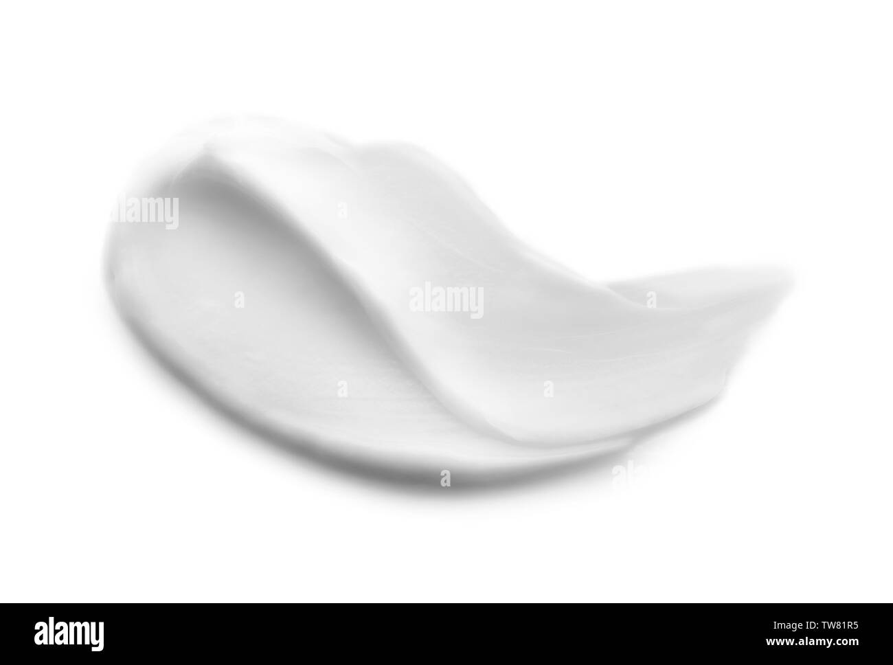 Sample of body cream on white background Stock Photo - Alamy
