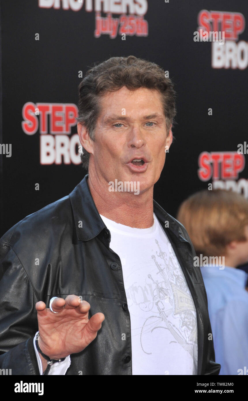 LOS ANGELES, CA. July 15, 2008: David Hasselhoff at the premiere of ...