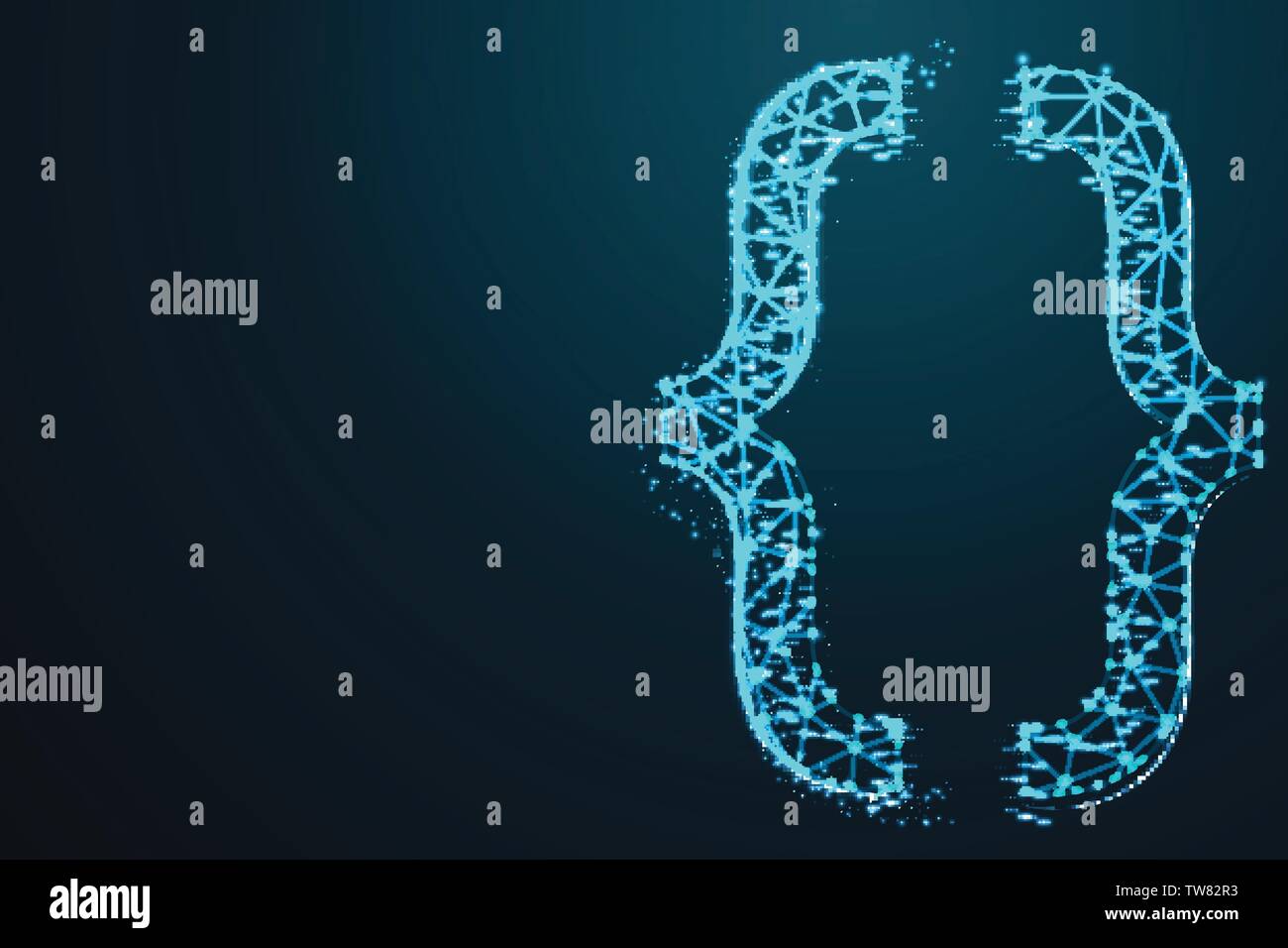 Geometric programming code Stock Vector Images - Alamy