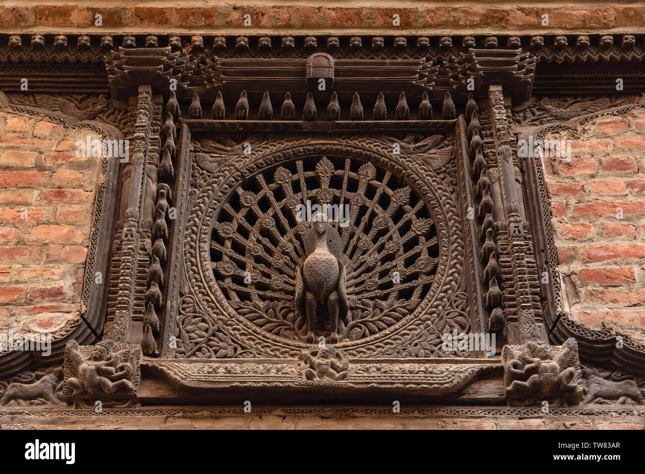 Peacock Window, Bhaktapur, Province No. 3, Nepal, Asia Stock Photo - Alamy