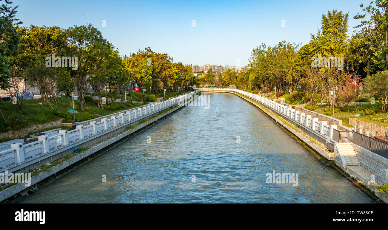 Chengdu Qingshui River scenery Stock Photo - Alamy