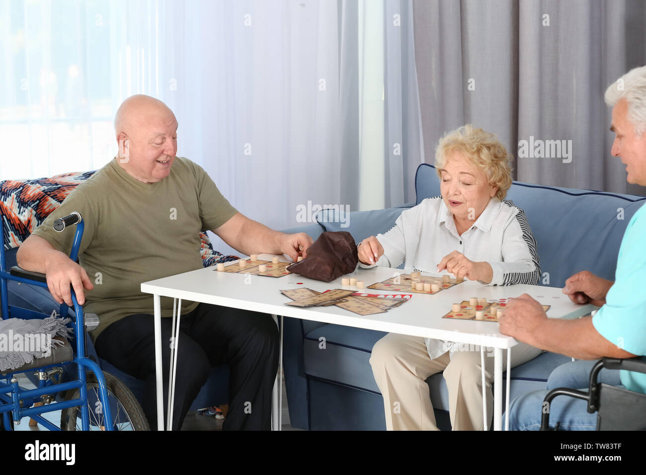 Playing lotto at home hi-res stock photography and images - Alamy