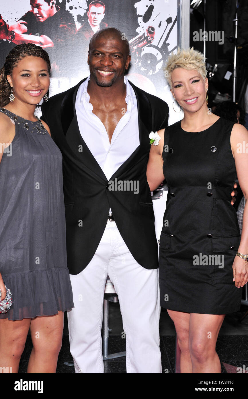 LOS ANGELES, CA. April 03, 2008: Terry Crews & family at the Los ...