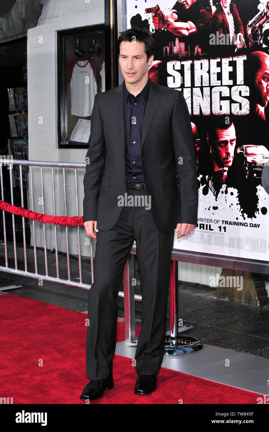 LOS ANGELES, CA. April 03, 2008: Keanu Reeves at the Los Angeles ...