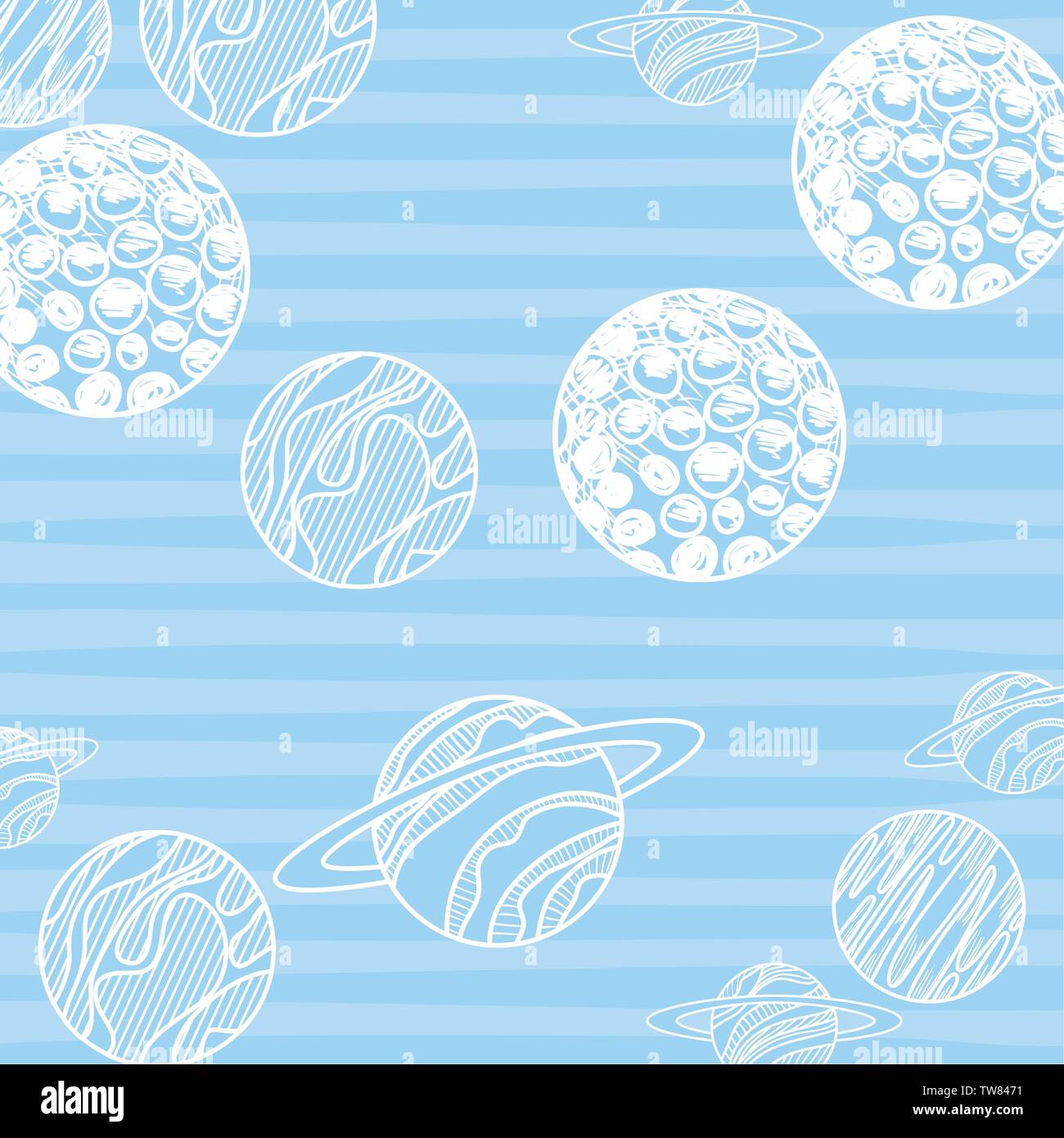 pattern of planets of the solar system icon Stock Vector Image & Art ...