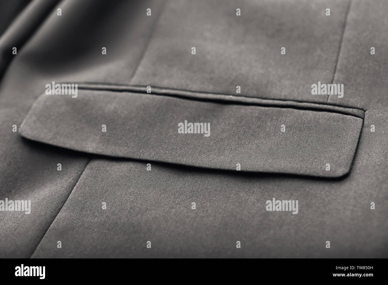 Pocket on elegant male suit, closeup Stock Photo - Alamy