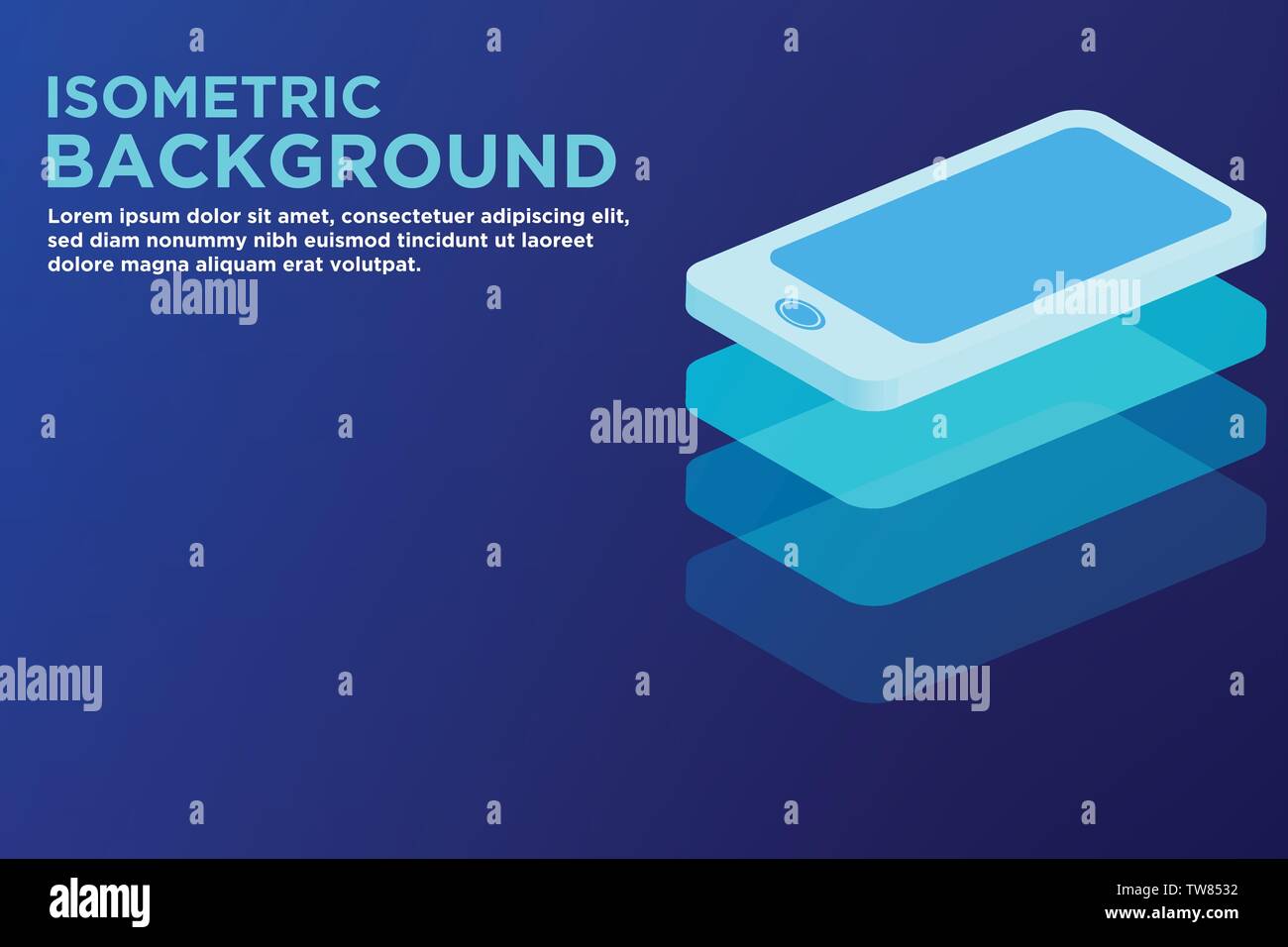 Smart tablet icon isometric Stock Vector Images - Alamy