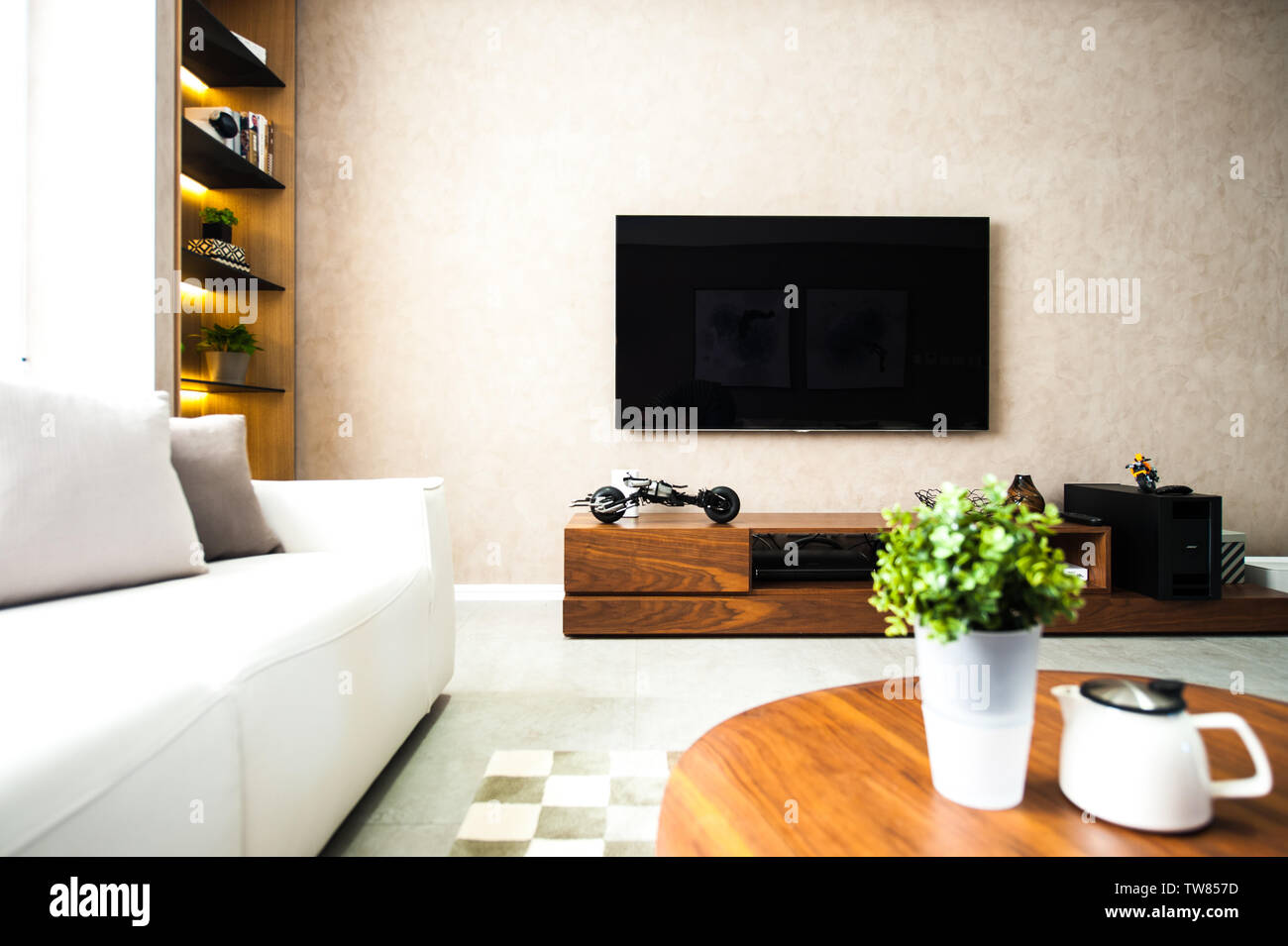 The living room Stock Photo - Alamy