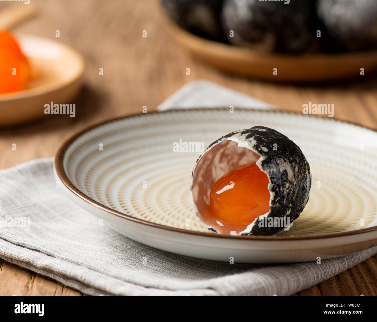 Semi cooked duck egg hi-res stock photography and images - Alamy