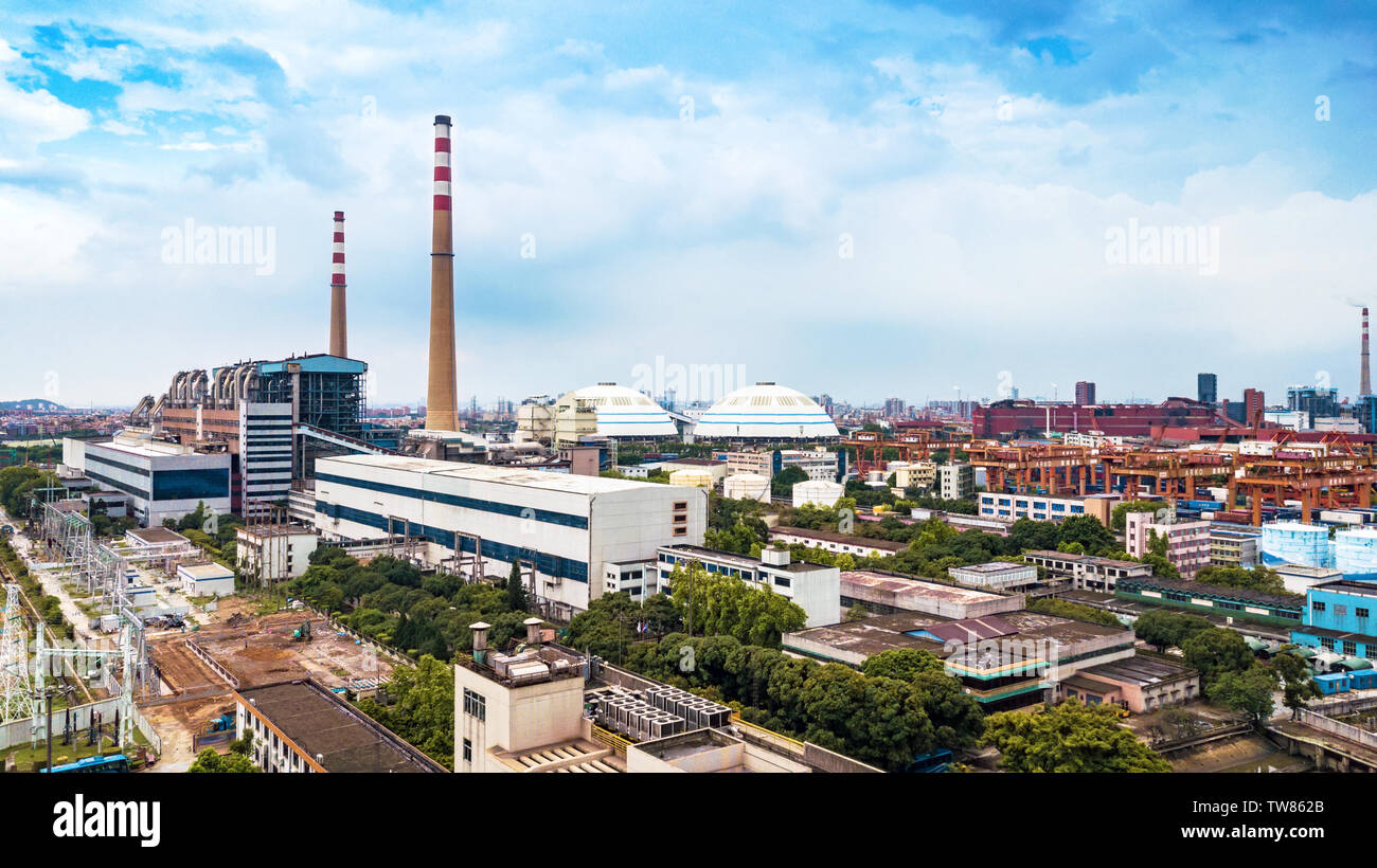 Huangpu Power Station, Guangzhou City, Guangdong Province Stock Photo ...