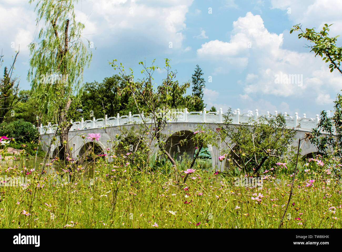 Scenery of Gucun Park in Shanghai Stock Photo - Alamy