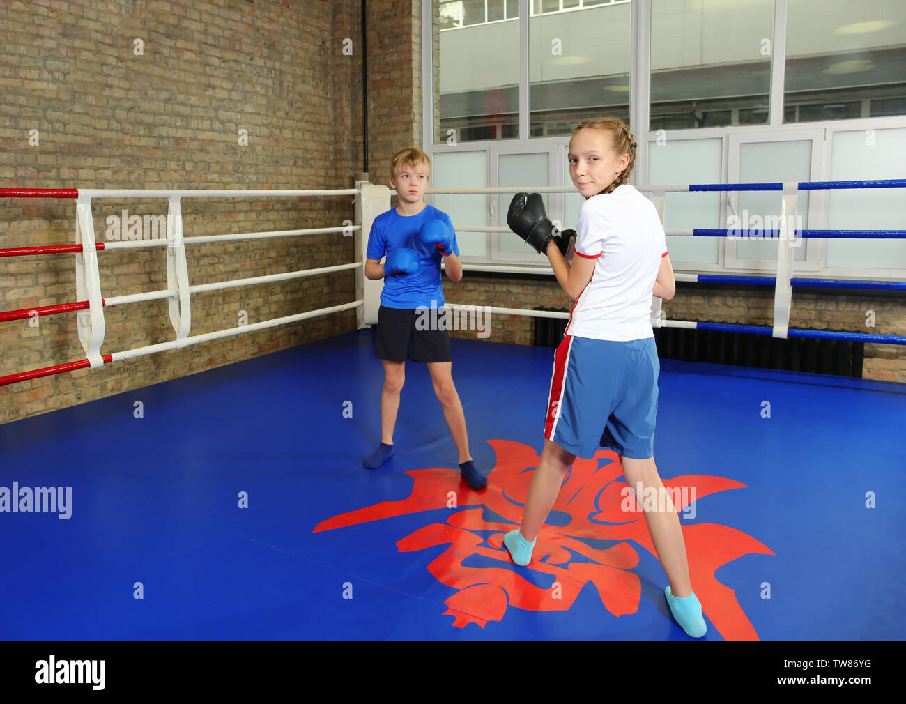 Kids Fighting Boxing High Resolution Stock Photography and Images - Alamy