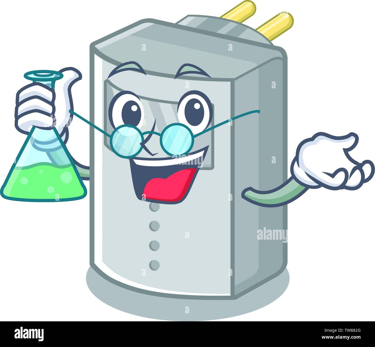 Professor motion sensor in the cartoon shape Stock Vector Image & Art ...