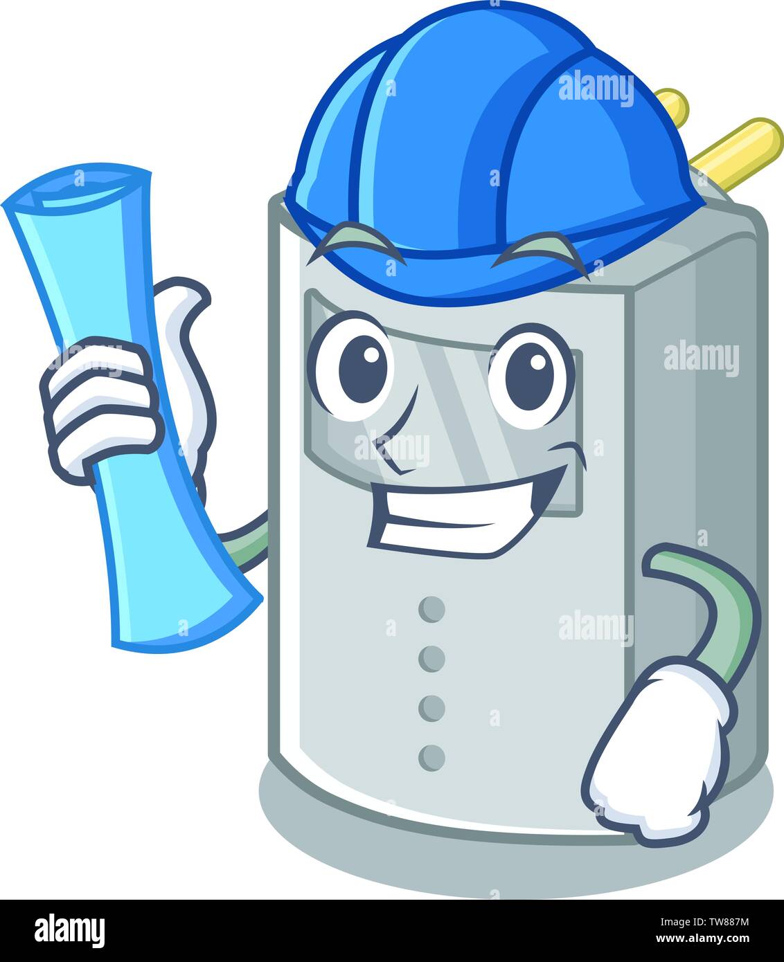 Architect motion sensor in the cartoon shape Stock Vector Image & Art ...