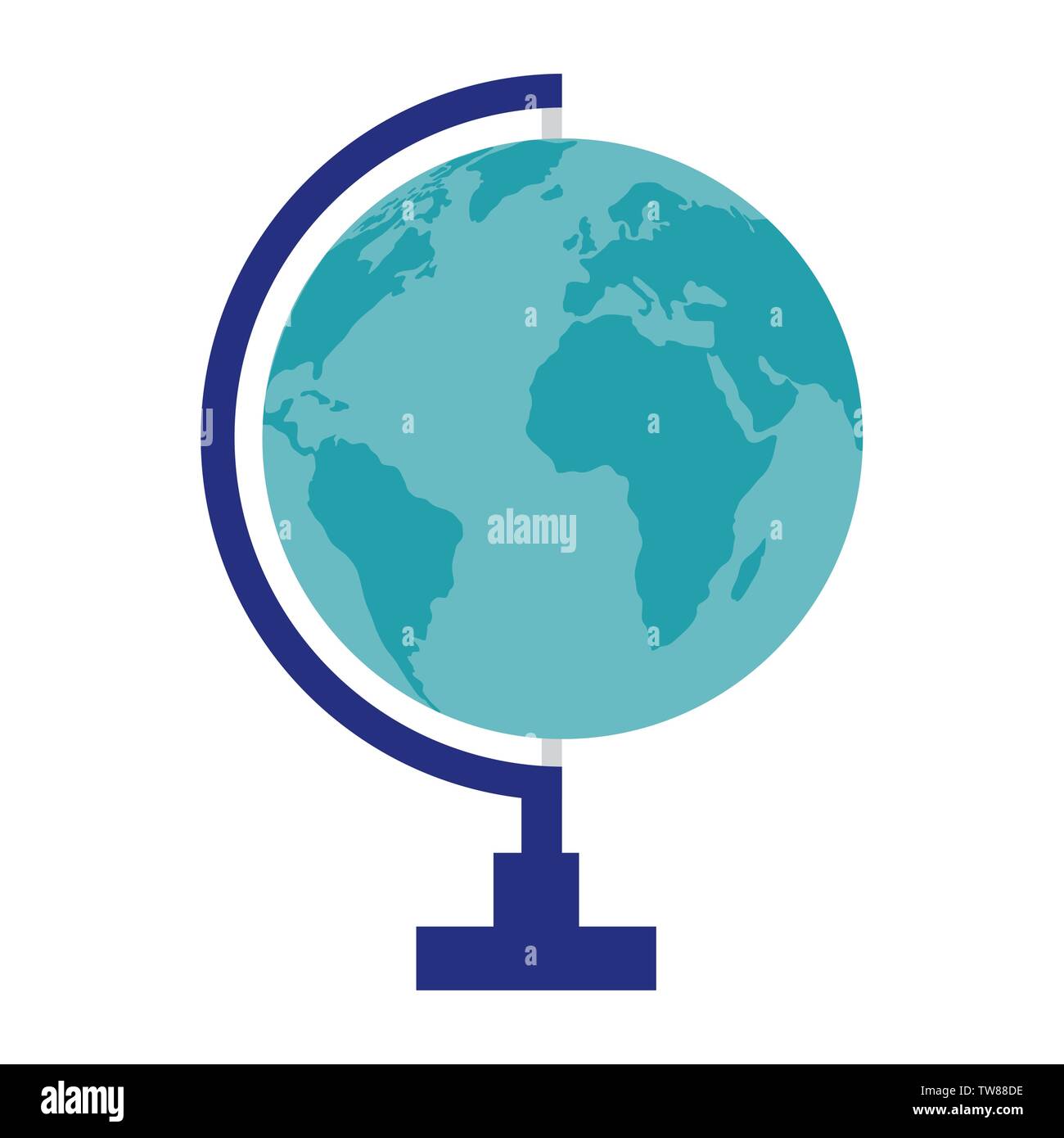 world map earth isolated icon Stock Vector Image & Art - Alamy