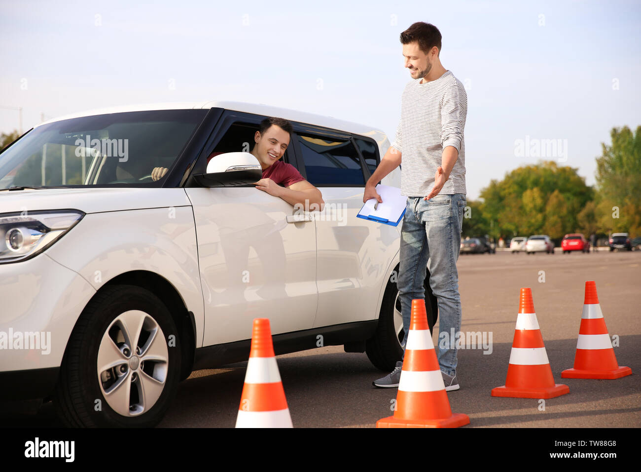 Driving pass test not woman not girl hi-res stock photography and ...