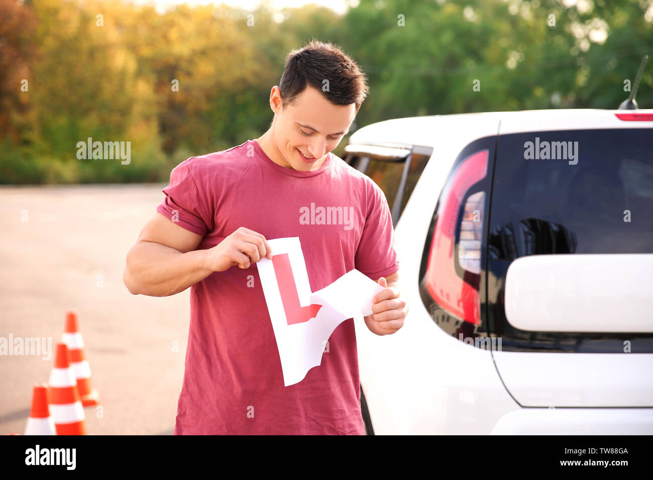 License to drive poster hi-res stock photography and images - Alamy