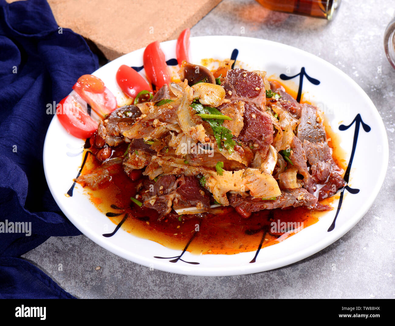 Cold vegetable meat Stock Photo - Alamy
