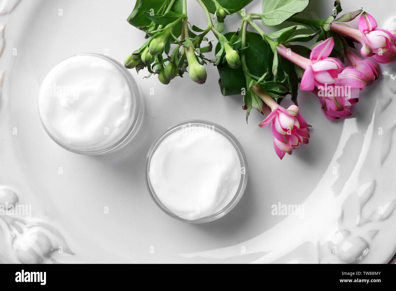 Cleansing lotion emollient cream hi-res stock photography and images ...