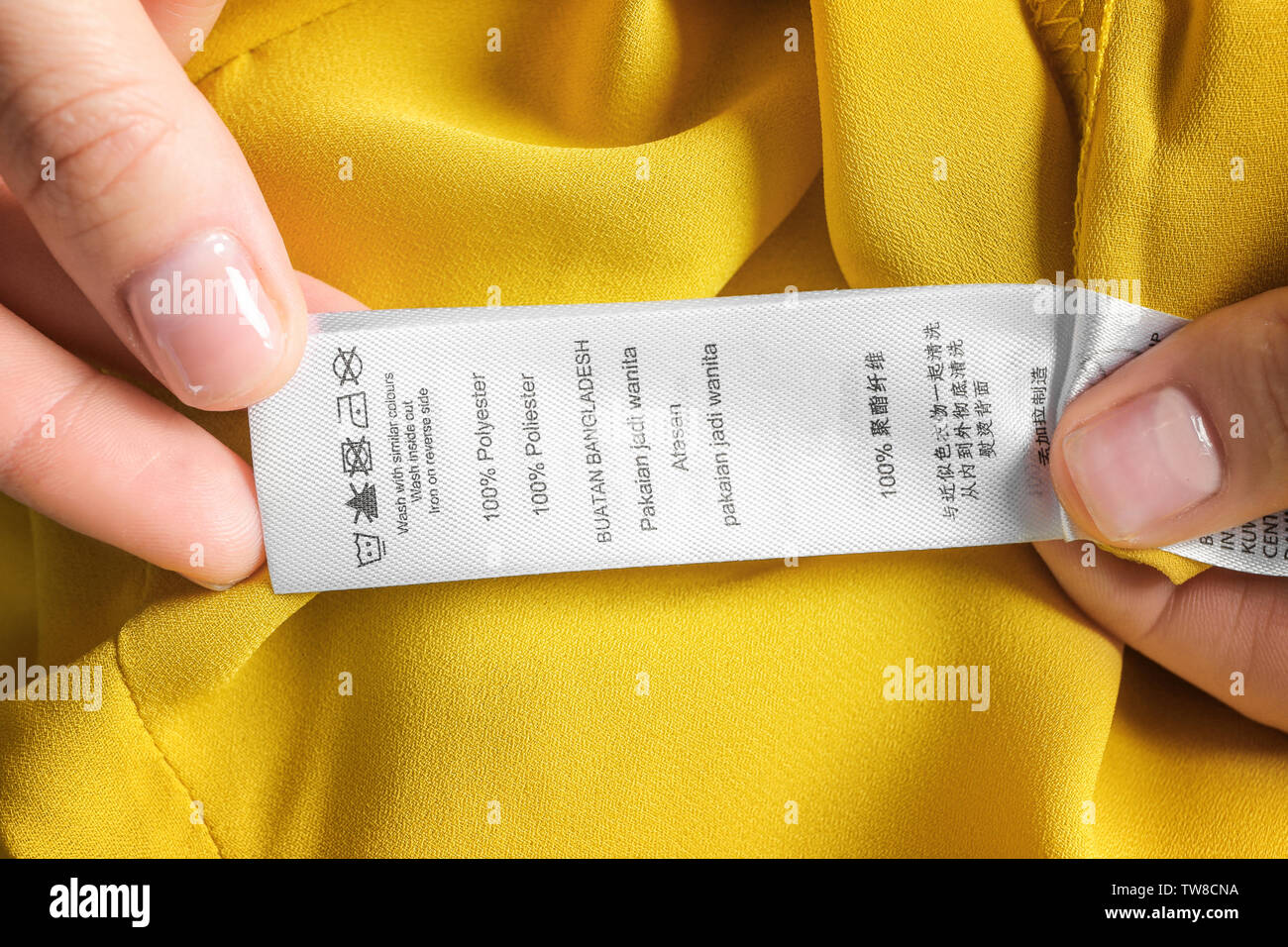 Clothing label hi-res stock photography and images - Alamy