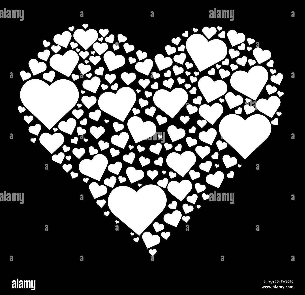 Heart design art Stock Photo - Alamy