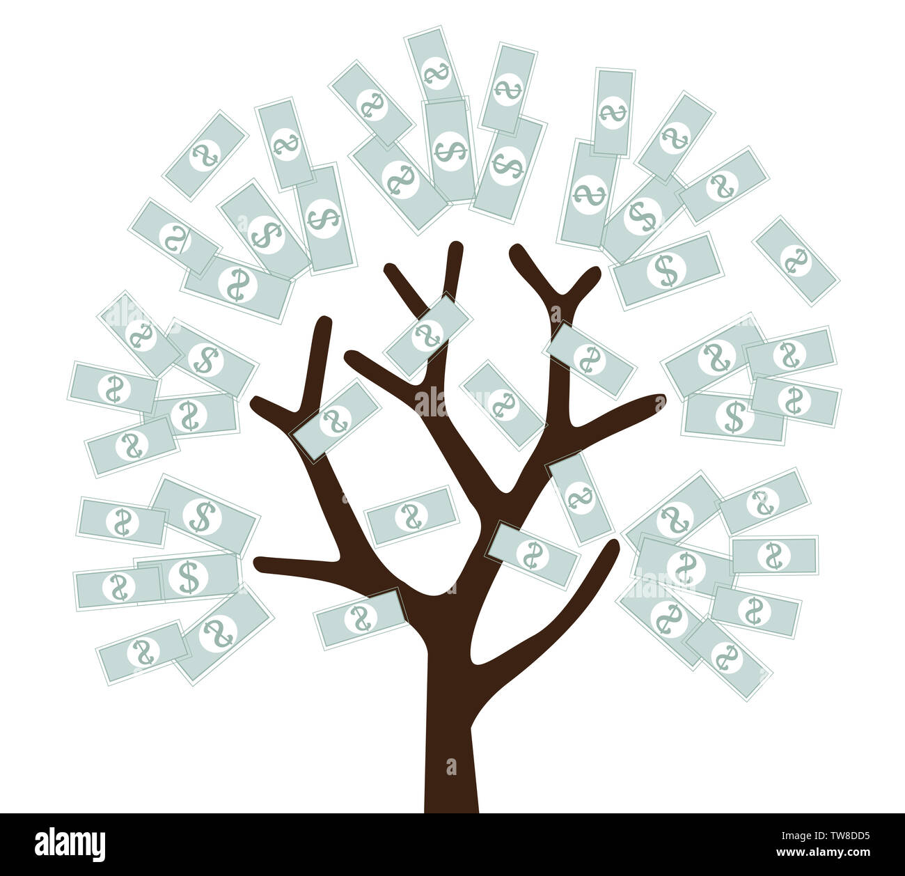 money tree , money grown up Stock Photo - Alamy