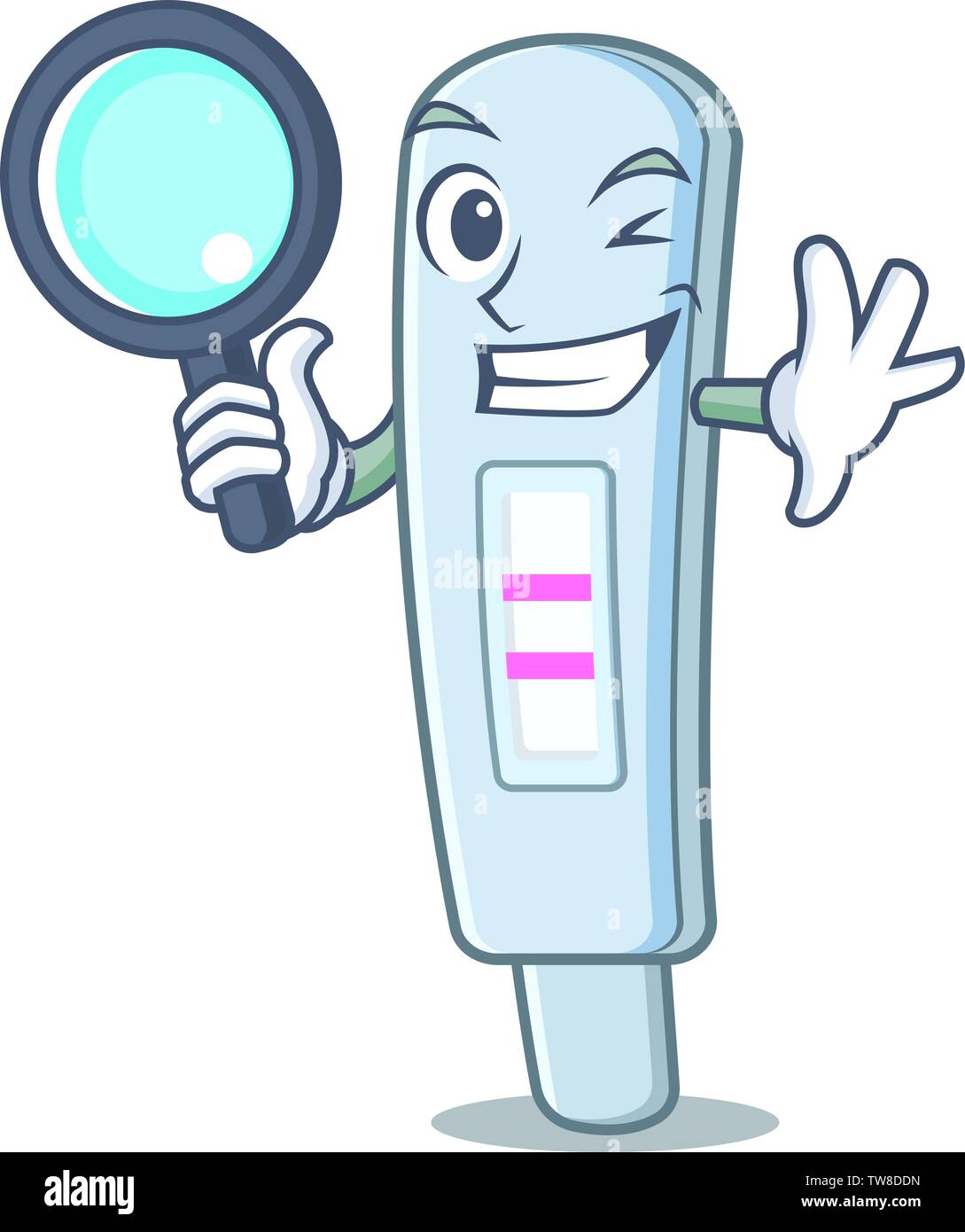 Detective test pack isolated in the cartoon Stock Vector Image & Art ...