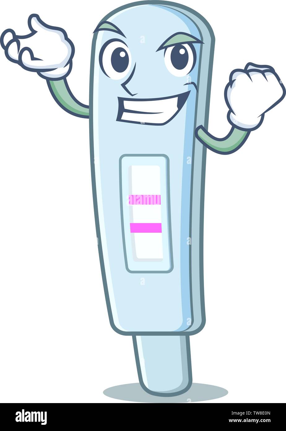 Successful test pack isolated in the cartoon Stock Vector Image & Art ...