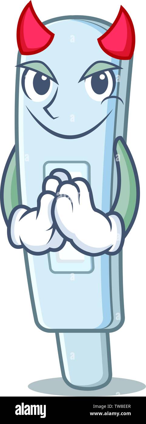 Devil test pack in cartoon medicine cabinet Stock Vector Image & Art ...