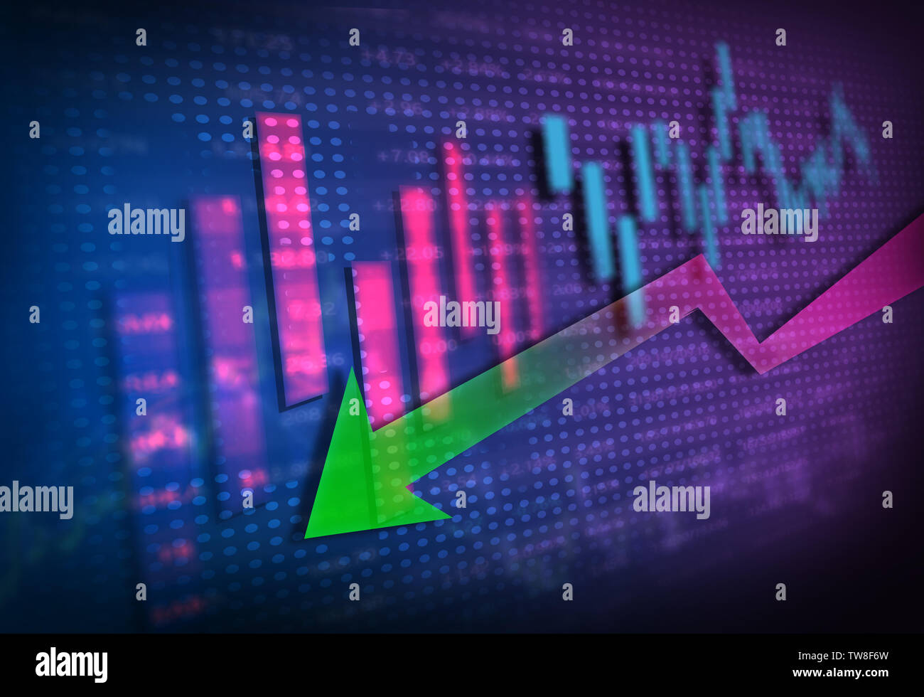 Stock financial data material diagram Stock Photo - Alamy