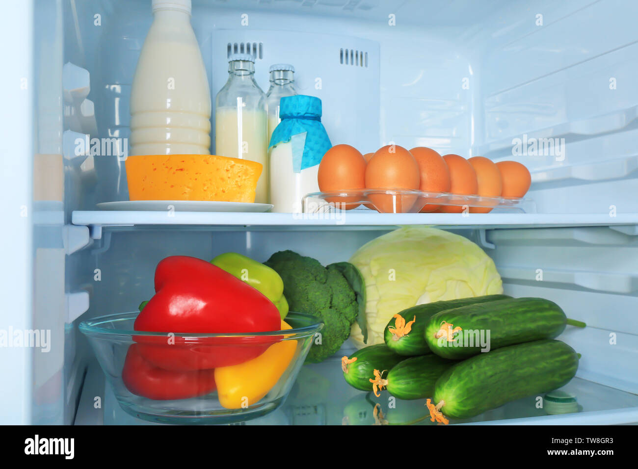Refrigerator fresh products on hi-res stock photography and images - Alamy