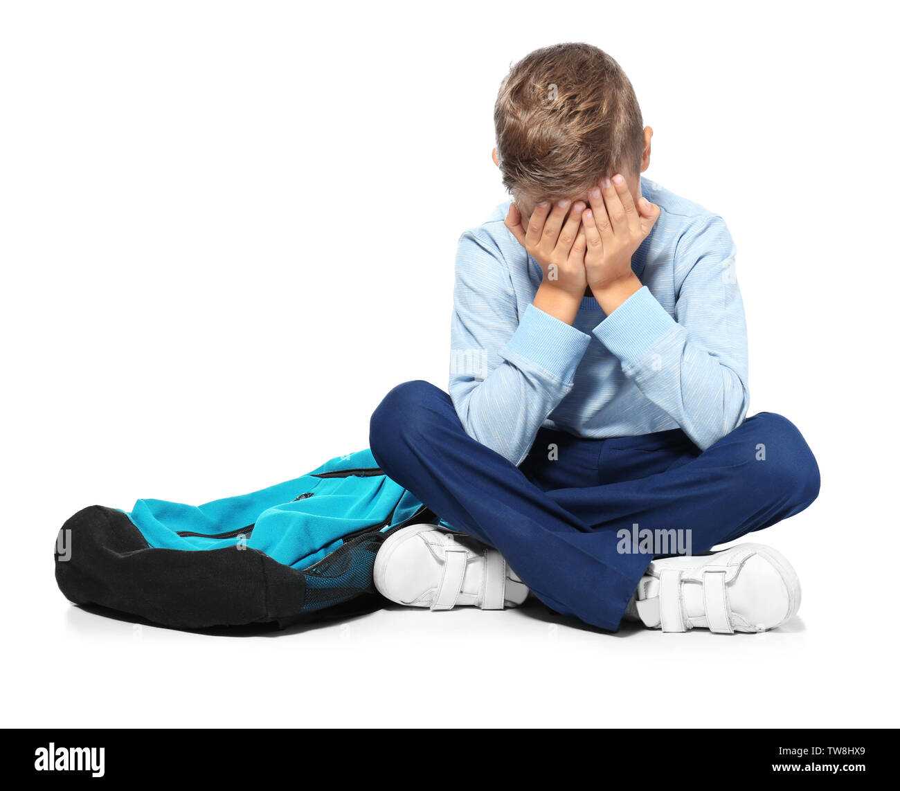 Depressed Little Boy